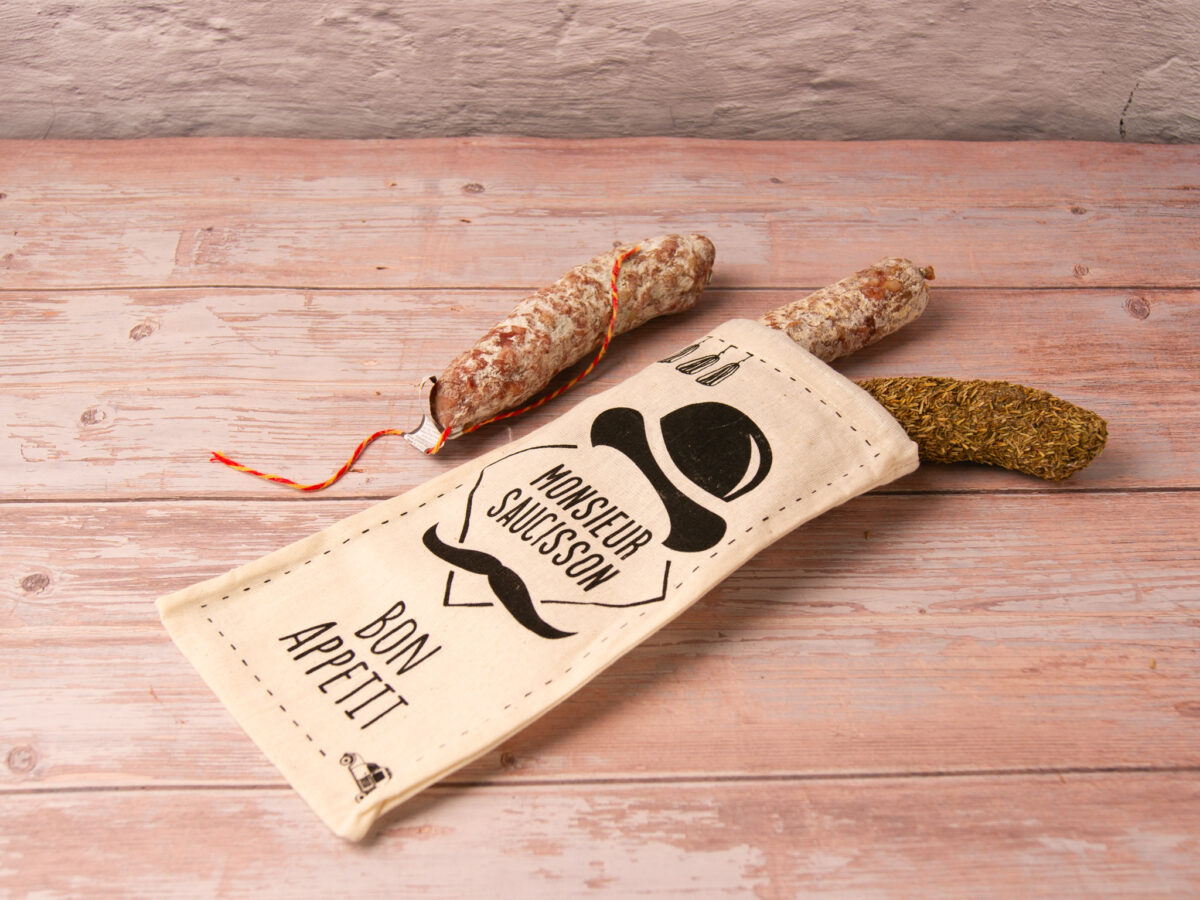 Aufbewahrungsbeutel für Wurst | Exklusiv von Monsieur Saucisson